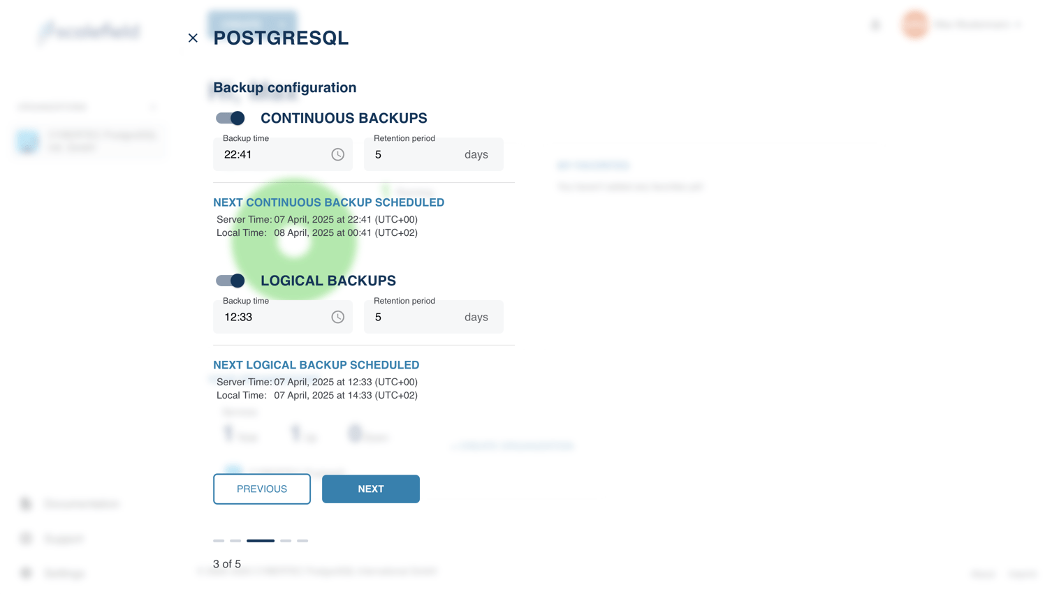 Creating a service | Scalefield Documentation