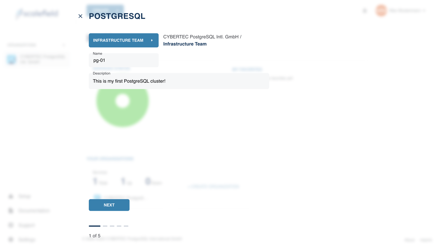 Creating a service | Scalefield Documentation