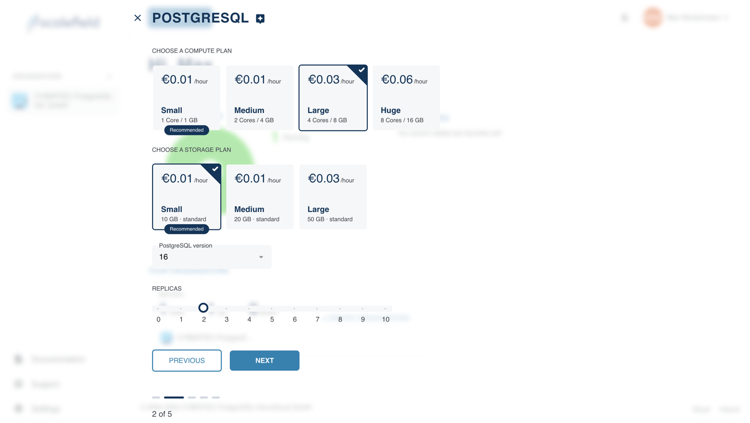 Creating a service | Scalefield Documentation
