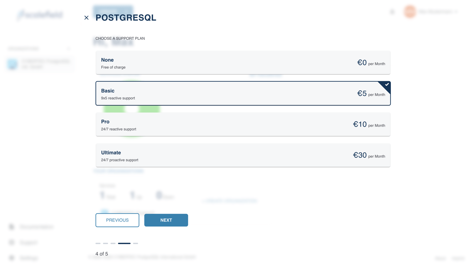 Creating a service | Scalefield Documentation
